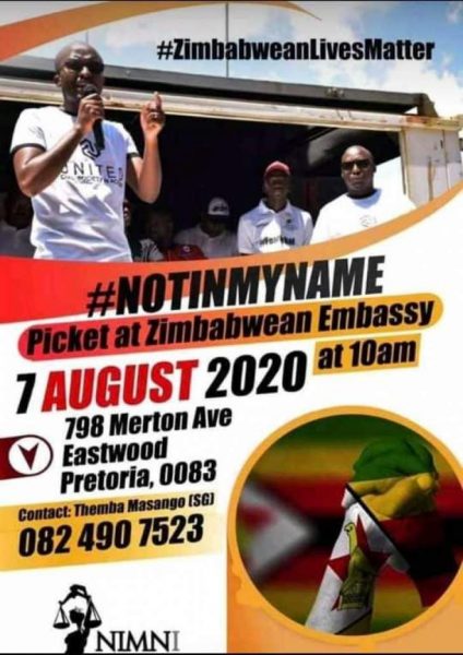 zim embassy demo | My Zimbabwe News