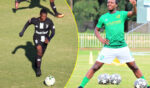 Former Highlanders midfielder and FC Platinum captain Brian Banda and 2 ...