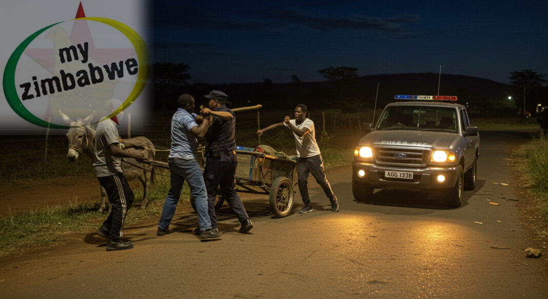 ZRP Ford Ranger and donkey-pulled ngoro midnight accident ends in tears ...