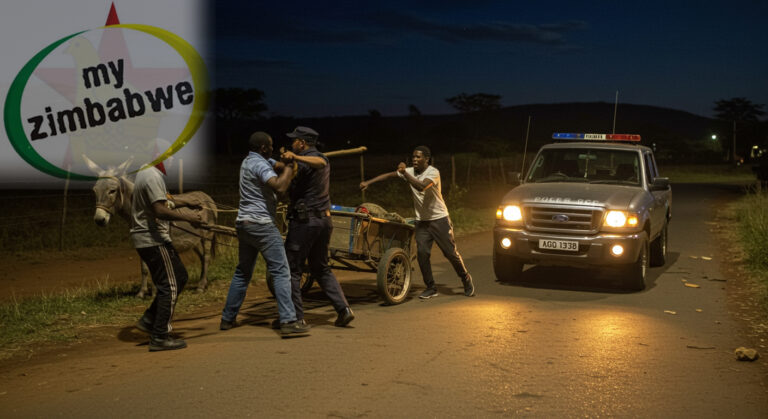 ZRP Ford Ranger and donkey-pulled ngoro midnight accident ends in tears ...