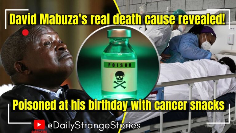 David Mabuza’s death cause revealed: Eating poisoned snacks at his ...