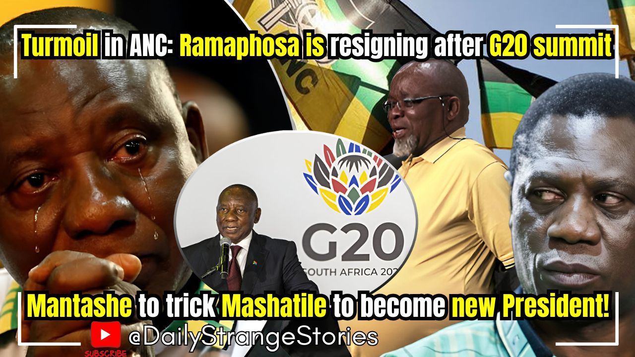 Ramaphosa’s plan to step down after G20 summit: ANC in turmoil, Mantashe wants to trick ...