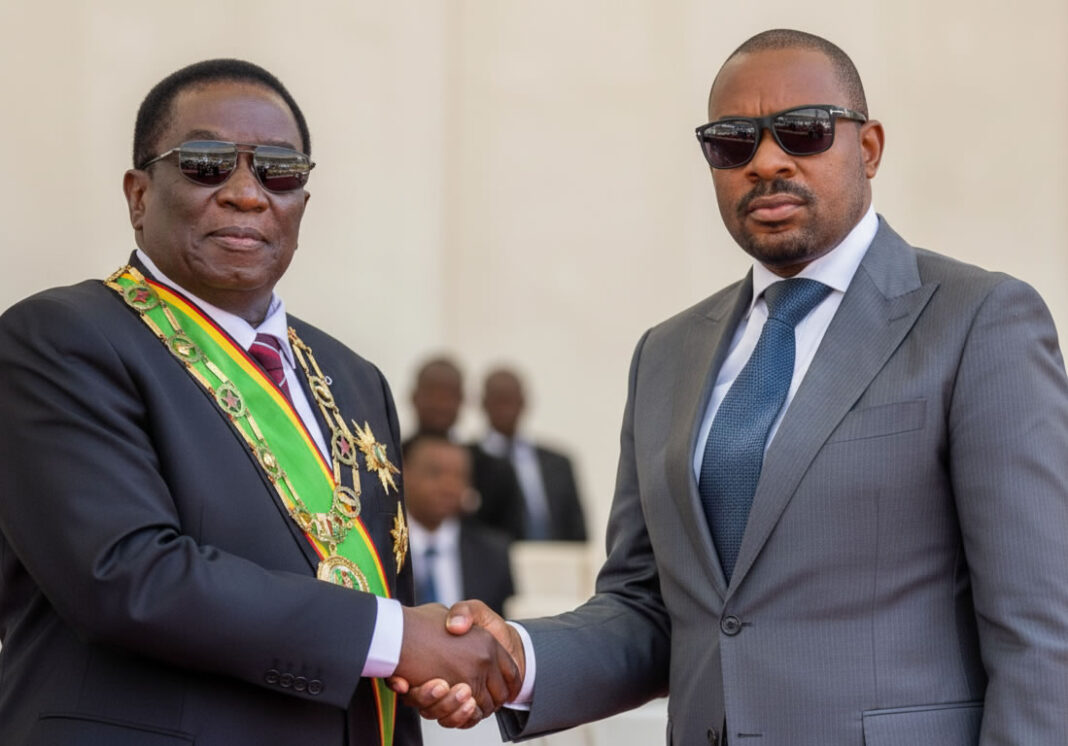 Former CCC leader Nelson Chamisa and War Vet Cde Bombshell Blessed Geza ...