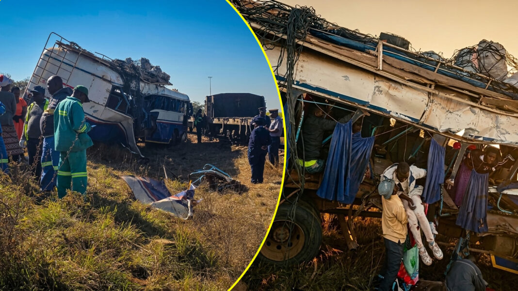 9 people killed, 26 badly injured in train and bus accident as Masvingo ...